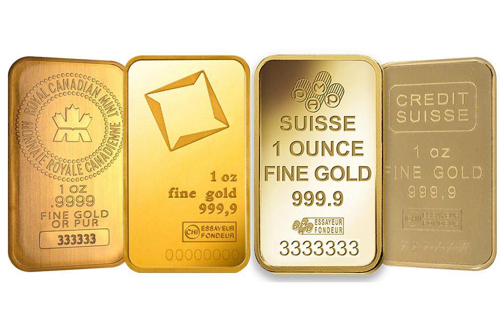 1oz Gold Bar Goldline