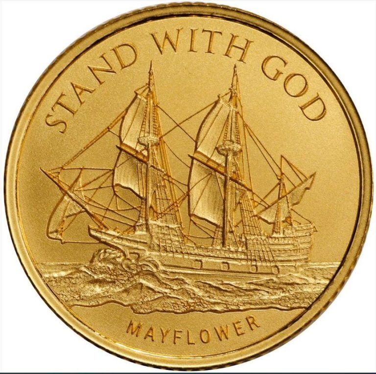 Mayflower Quarter Ounce Gold Commemorative - Goldline