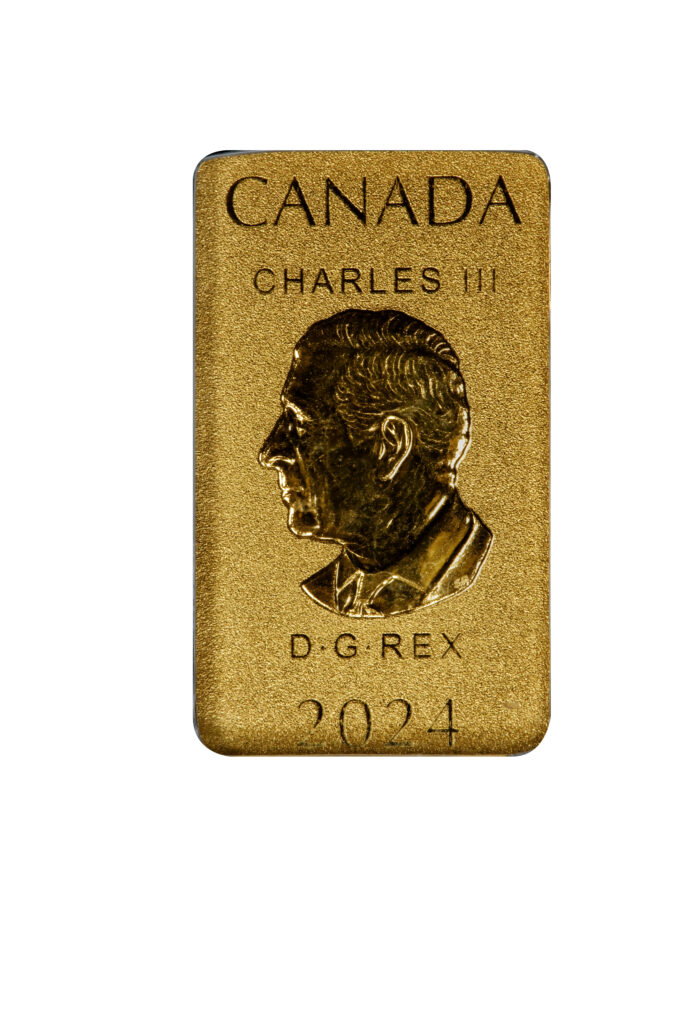 1 oz Legal Tender Gold Bar Card | Royal Canadian Mint IRA Eligible
